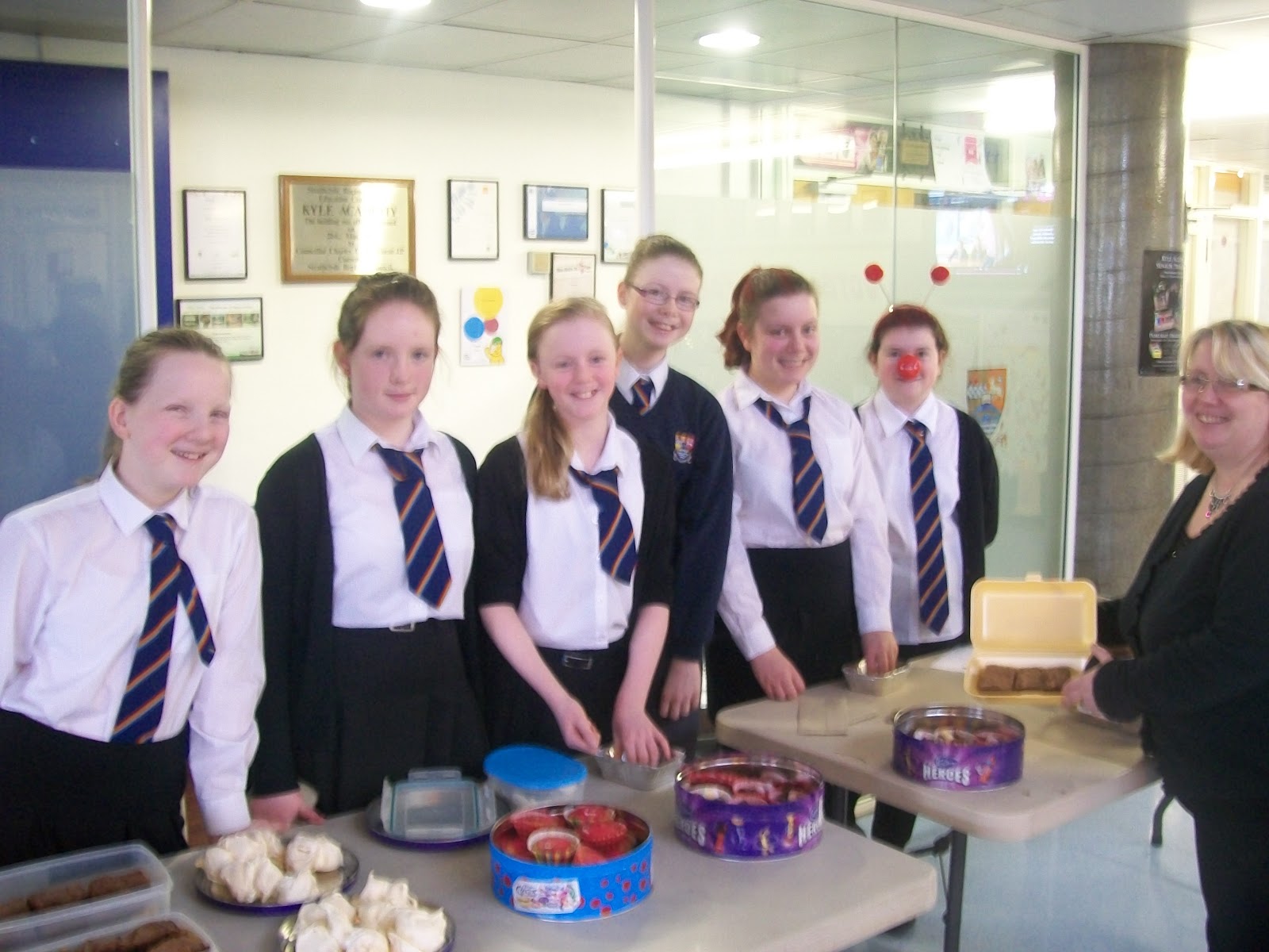Kyle Academy Library Blog: Red Nose Day Fun!